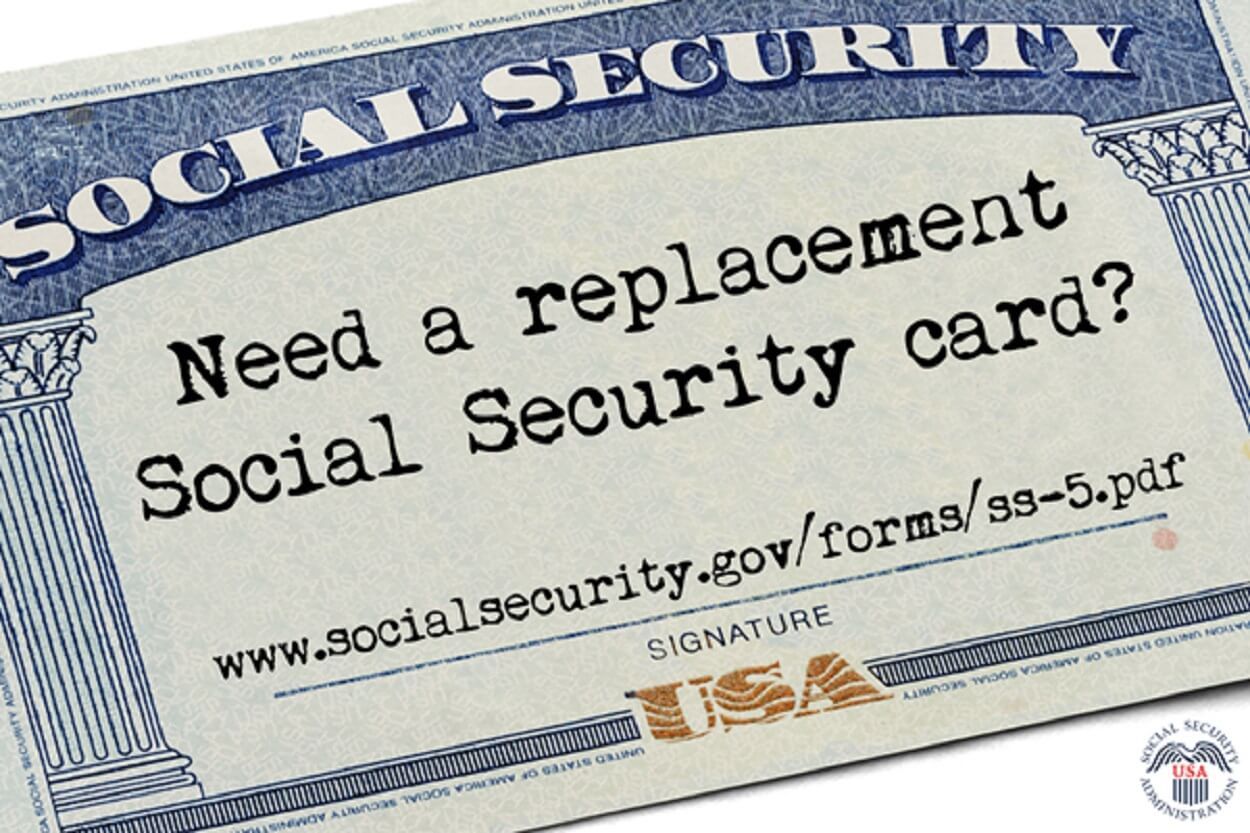 Free Printable Replacement Ss Card Form Printable Forms Free Online